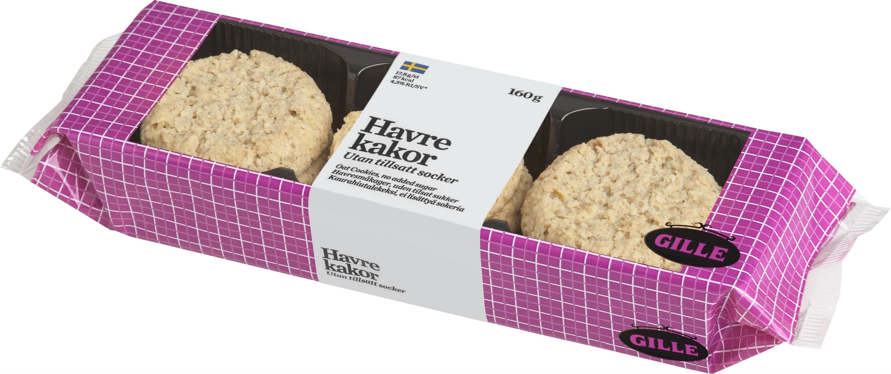 Havrekakor sockerfria 160g