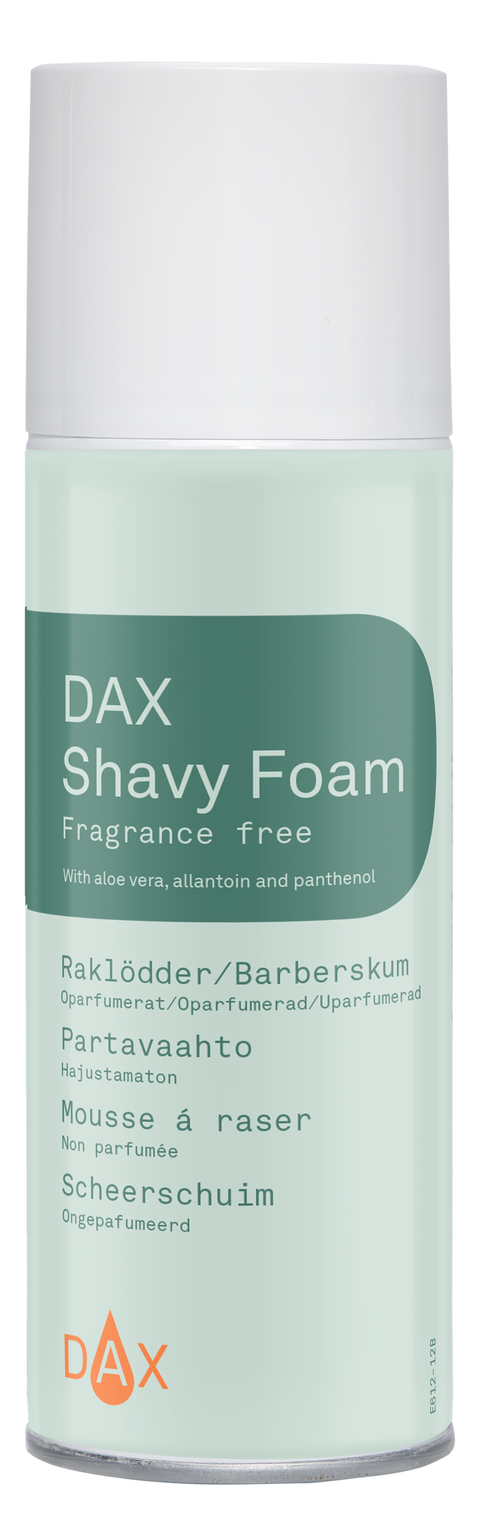 Raklödder Dax Shavy Foam oparfymerad 200ml
